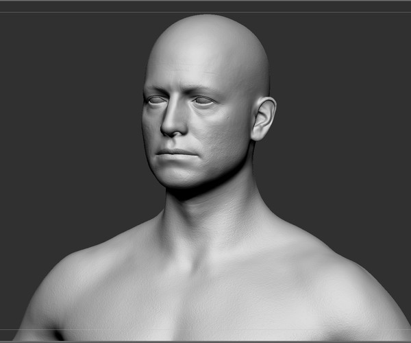 ArtStation - Average Caucasian Male Body Basemesh | Resources