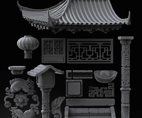 ArtStation - Complete pack chinese | Resources