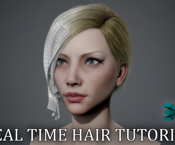 ArtStation - Real time hair tutorial | Tutorials