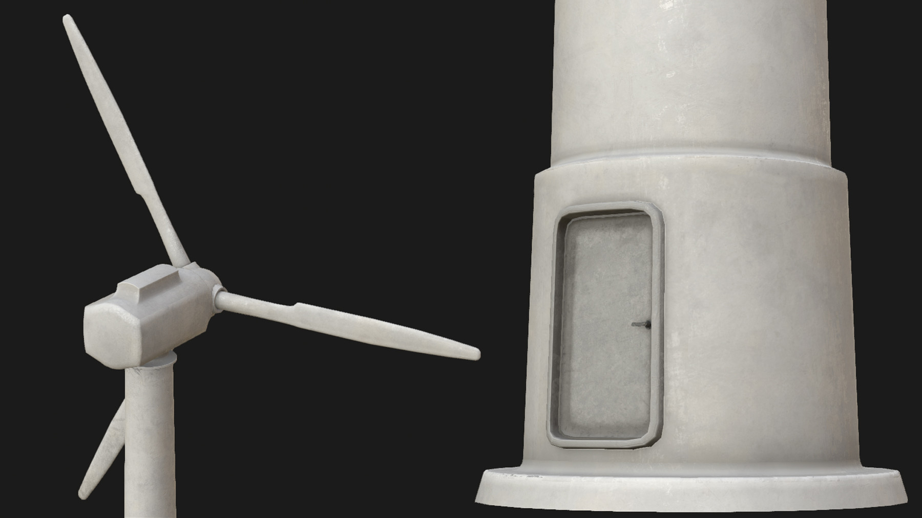 ArtStation - Wind Turbine PBR | Game Assets