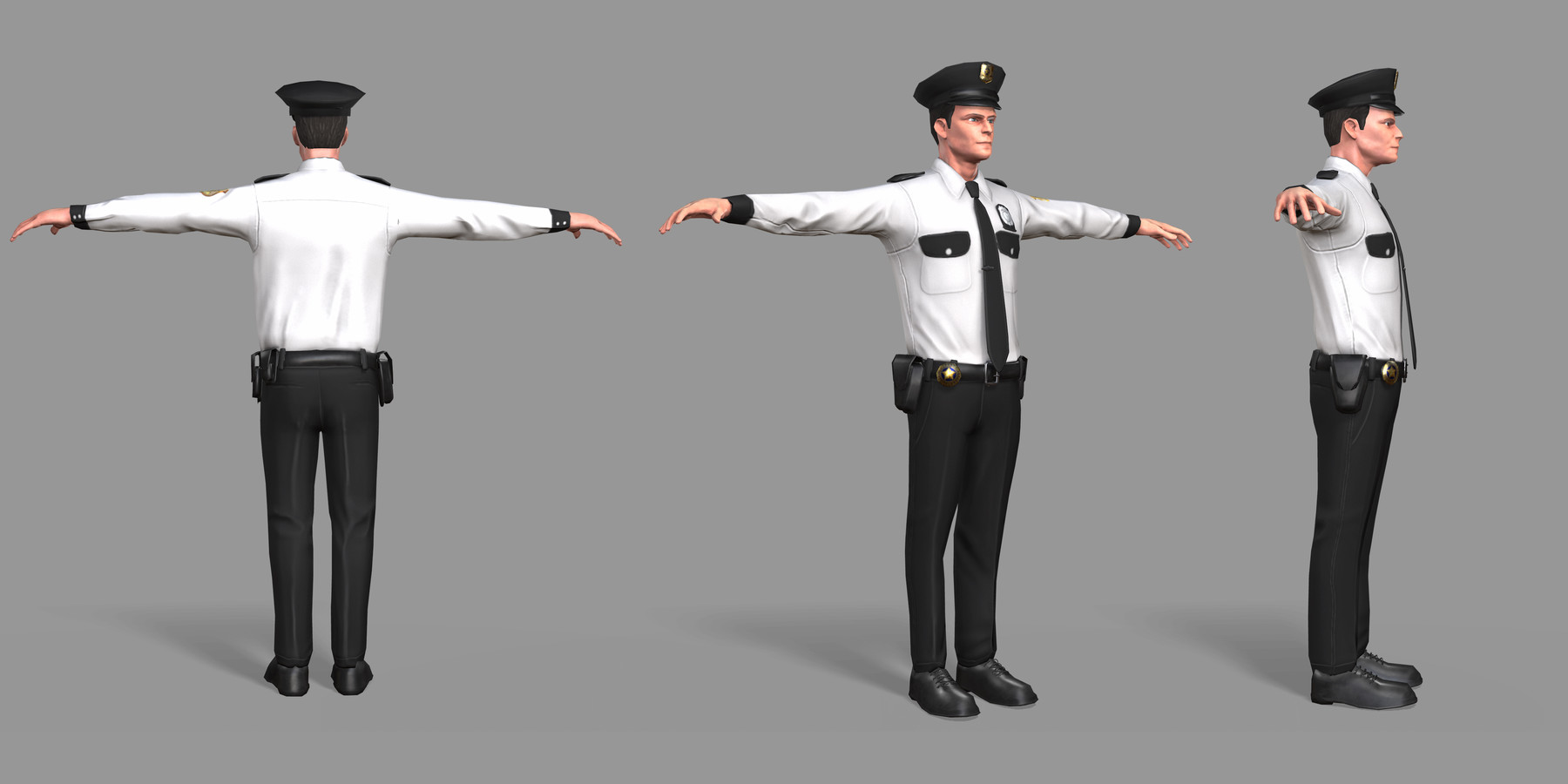 ArtStation - Police man | Game Assets