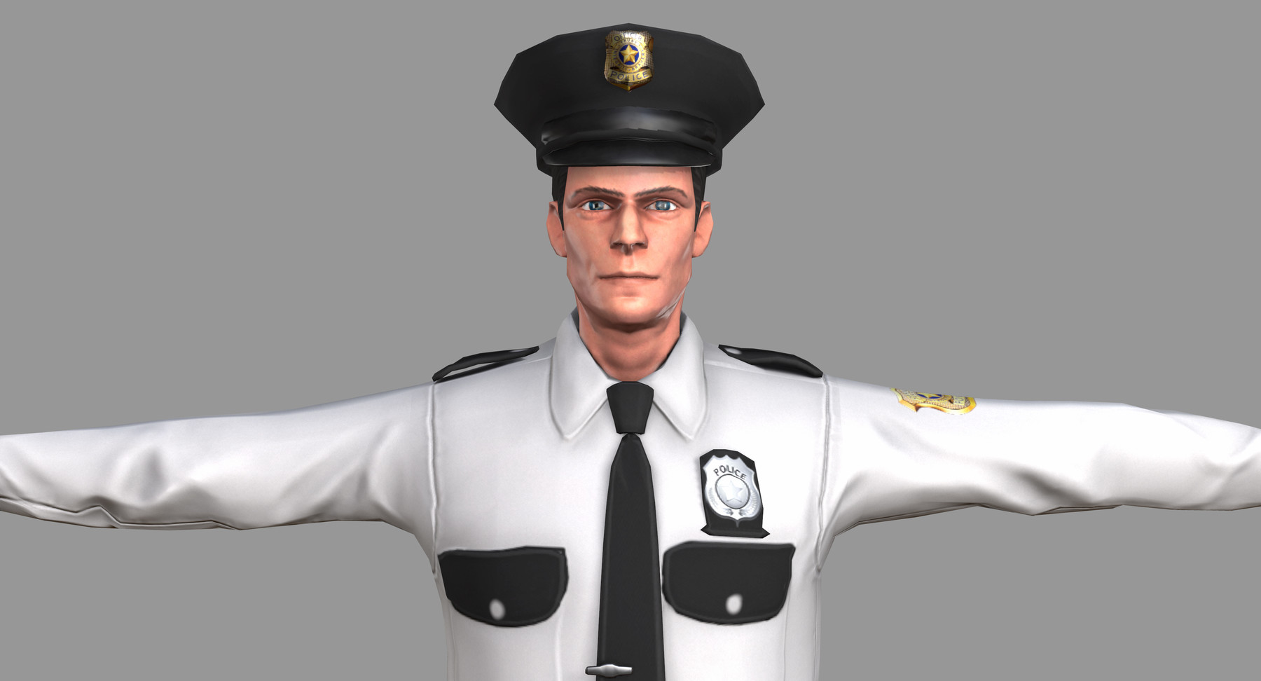 ArtStation - Police man | Game Assets