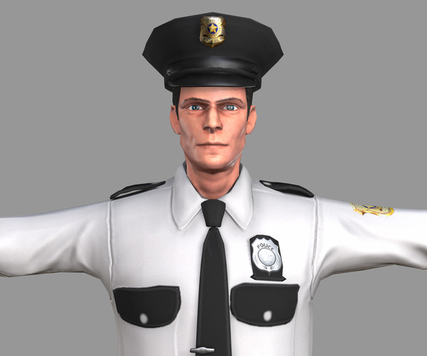 ArtStation - Police man | Game Assets
