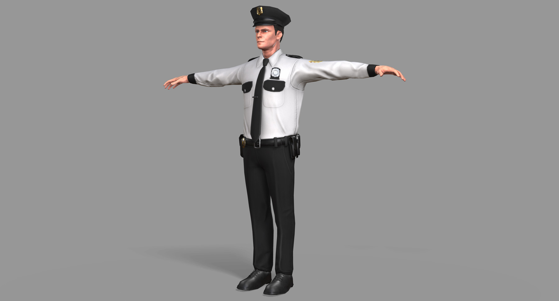 ArtStation - Police man | Game Assets