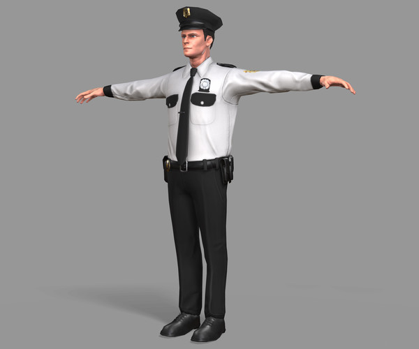 ArtStation - Police man | Game Assets