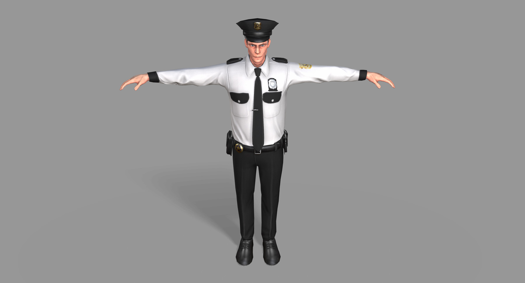 ArtStation - Police man | Game Assets
