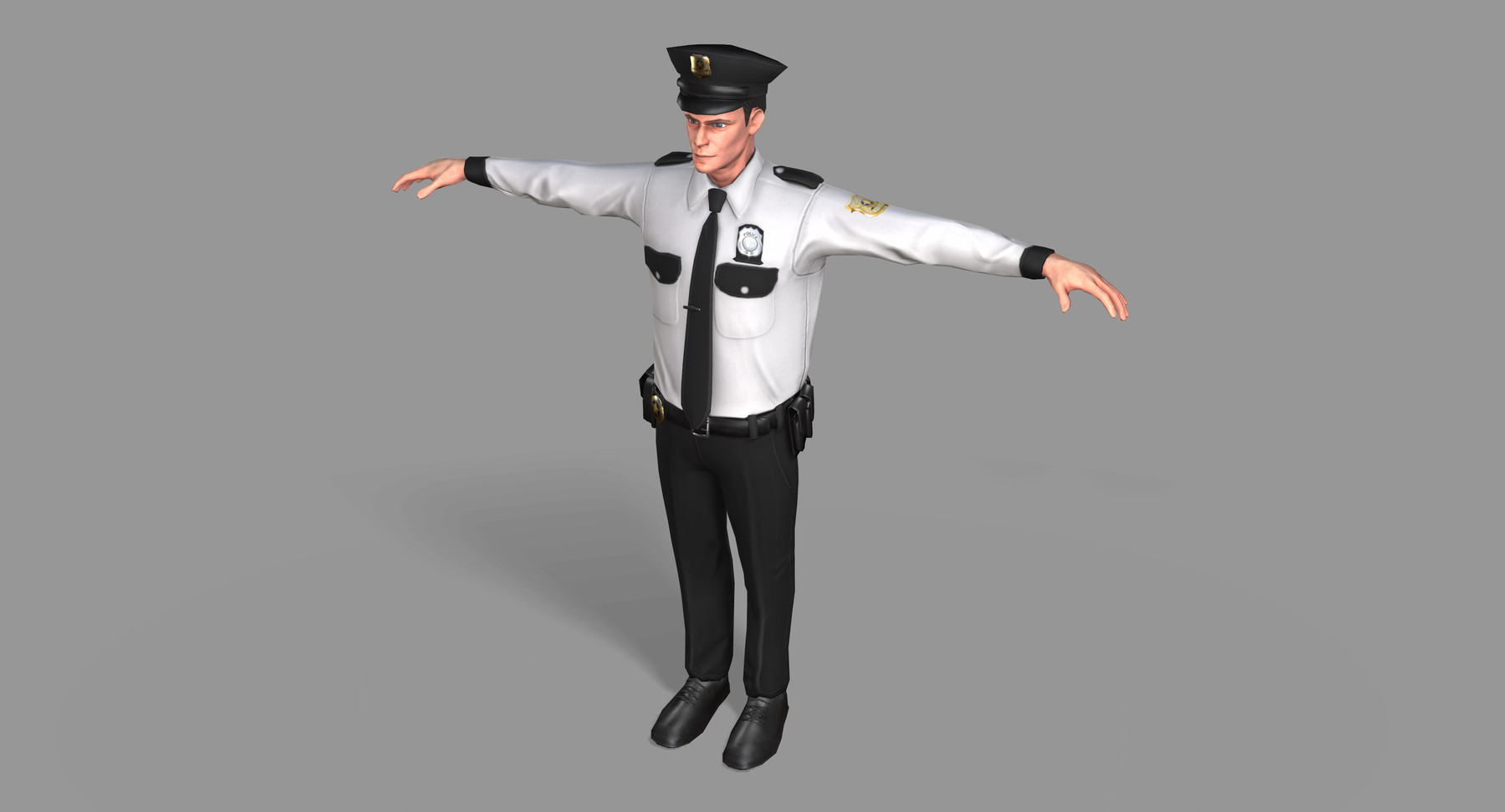 ArtStation - Police man | Game Assets