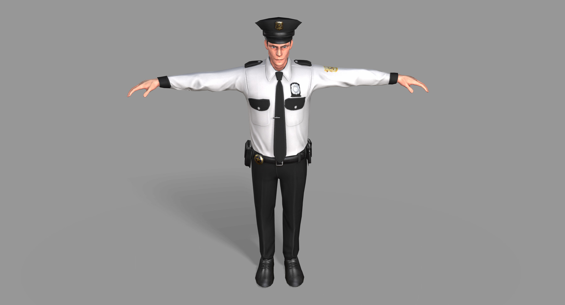 ArtStation - Police man | Game Assets