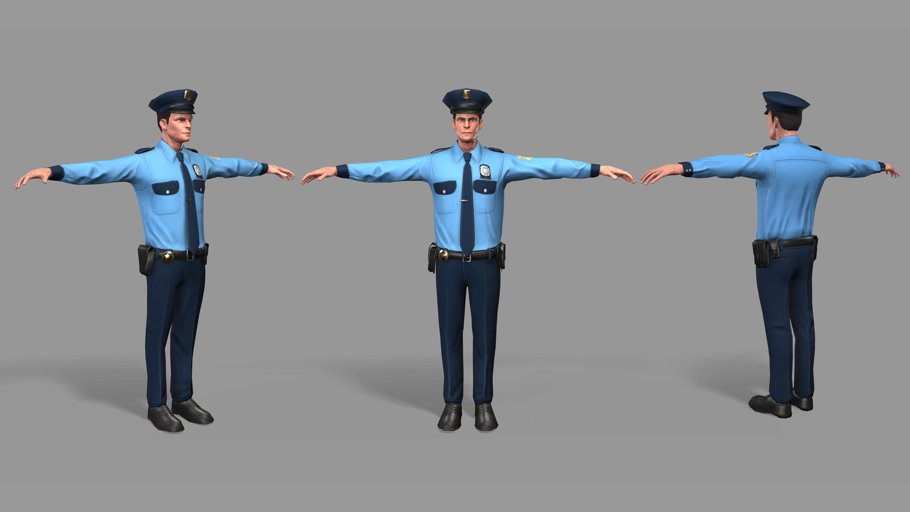 ArtStation - Police man | Game Assets