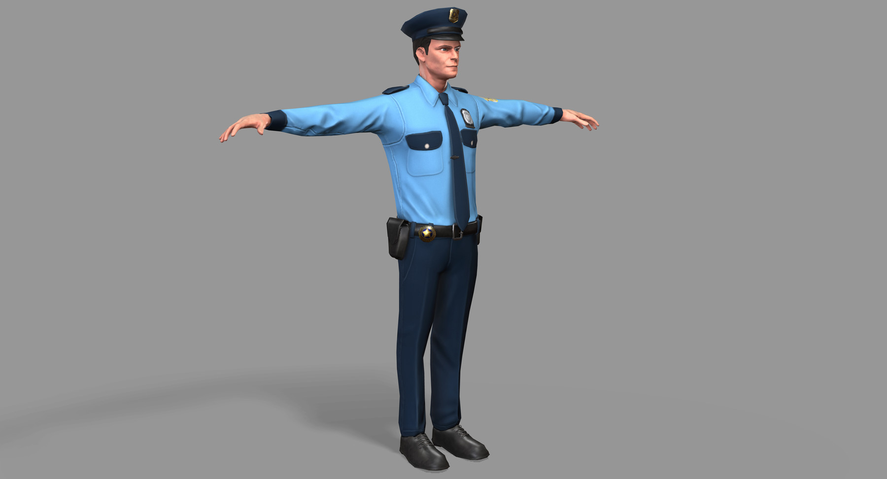 ArtStation - Police man | Game Assets