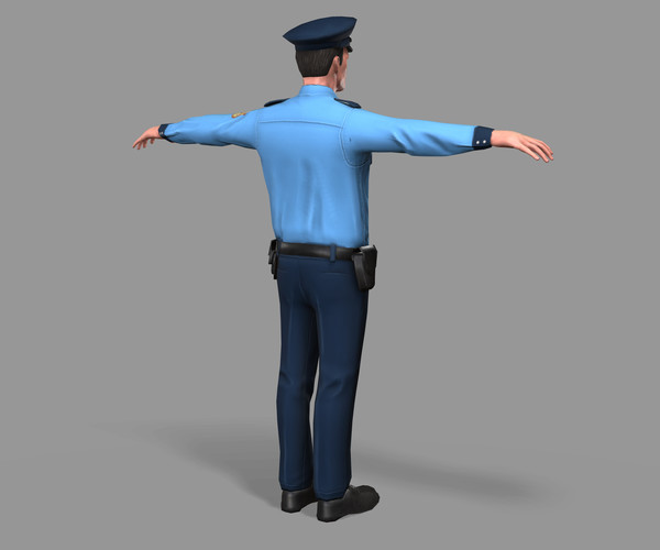 ArtStation - Police man | Game Assets