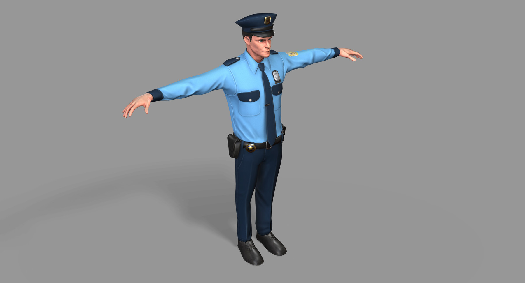 ArtStation - Police man | Game Assets