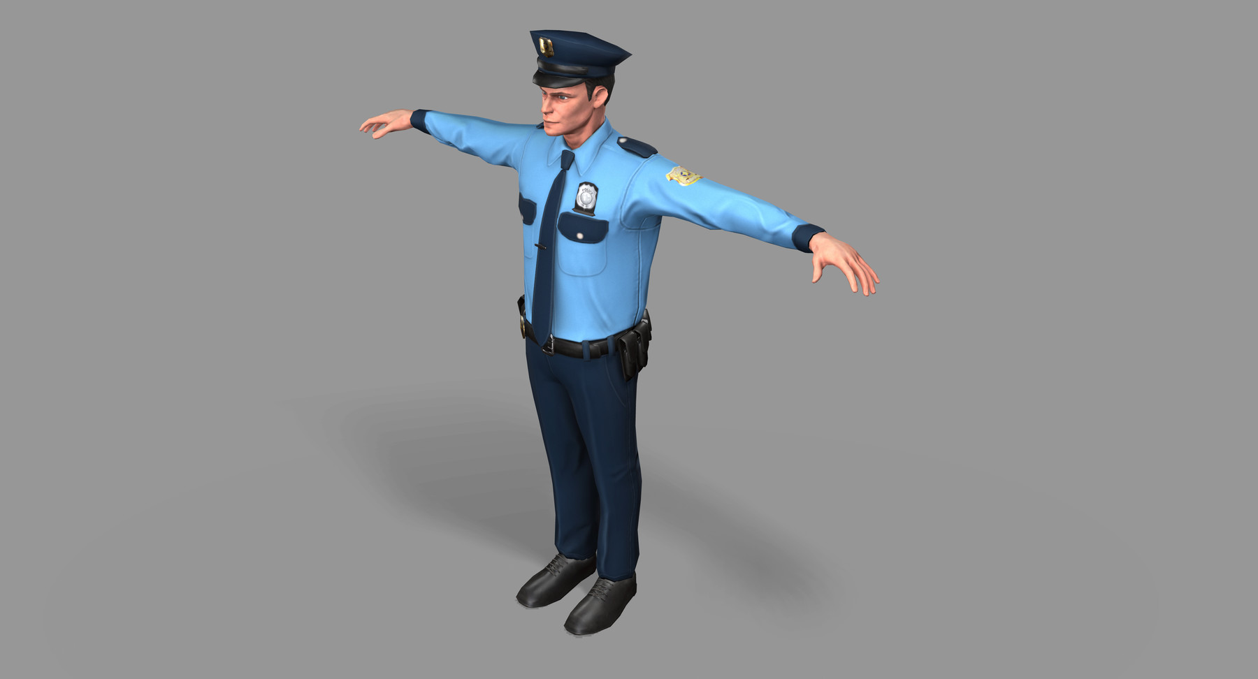 ArtStation - Police man | Game Assets