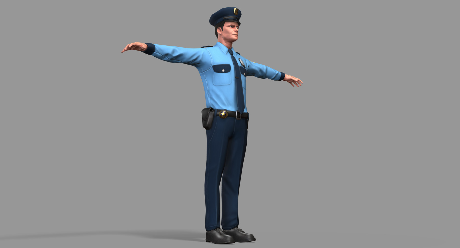 ArtStation - Police man | Game Assets