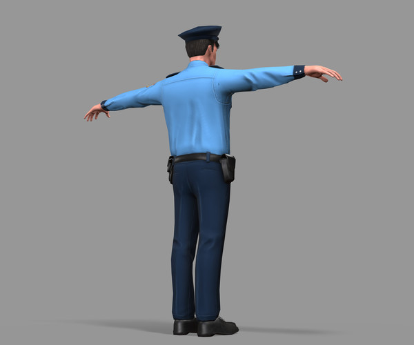 ArtStation - Police man | Game Assets