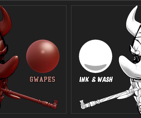 ArtStation - Zbrush Materials (Matcaps) | Game Assets