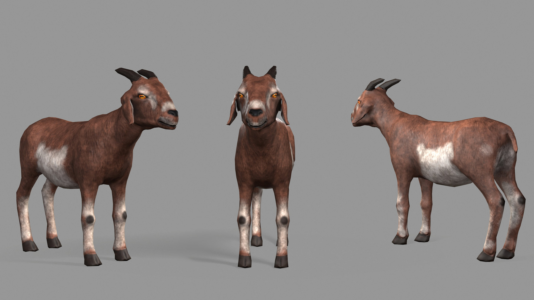 ArtStation - Goat | Game Assets