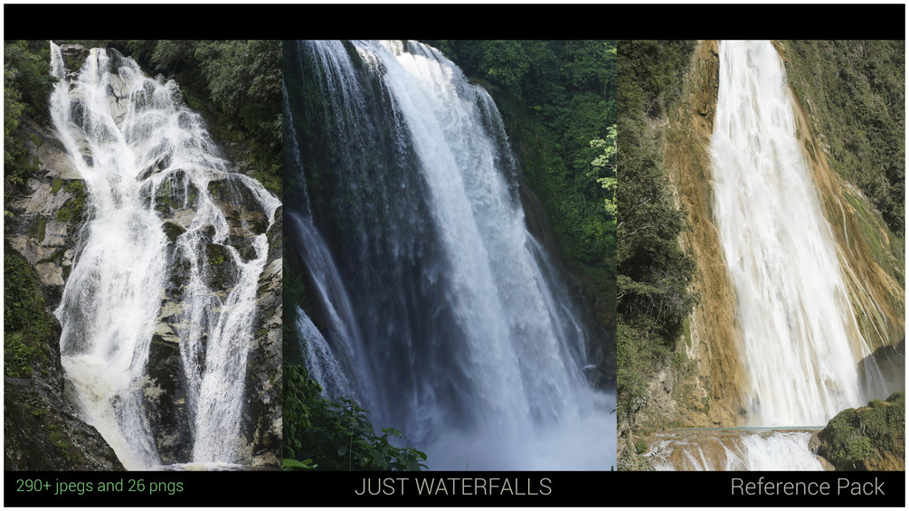 ArtStation - Waterfalls Reference Pack | Resources