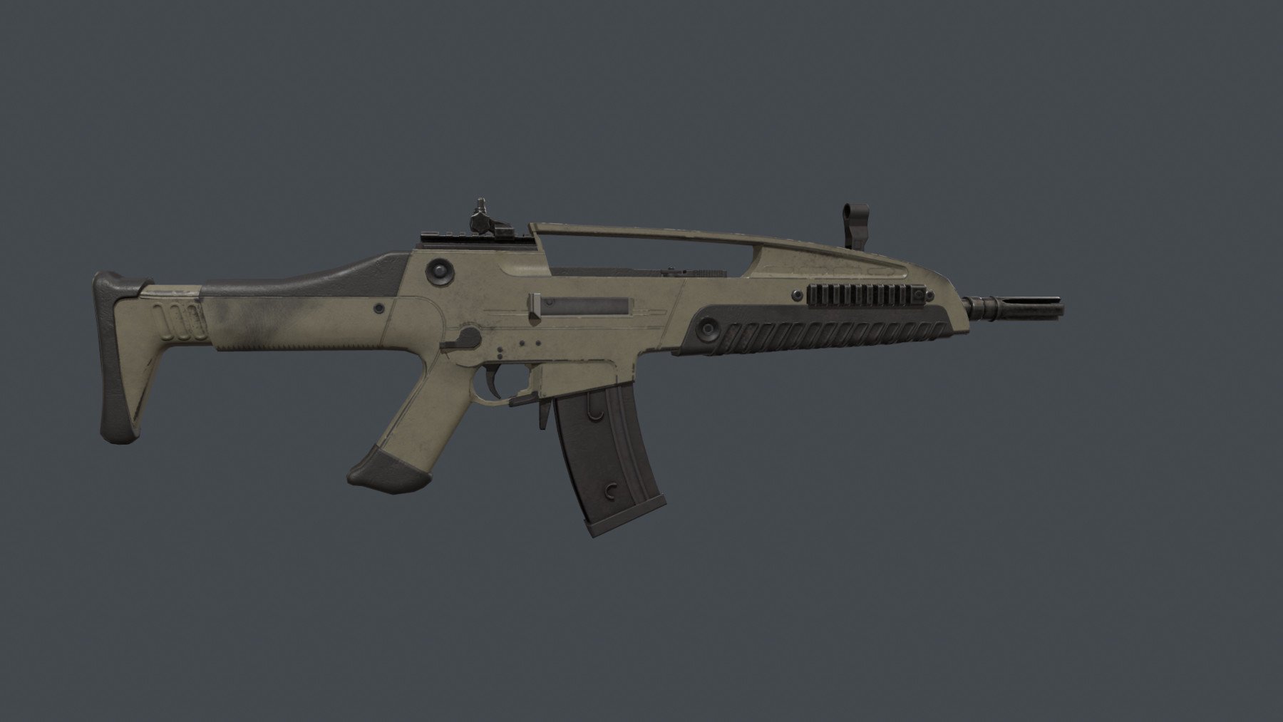 ArtStation - XM8 Assault Rifle FBX 3D Model | Resources