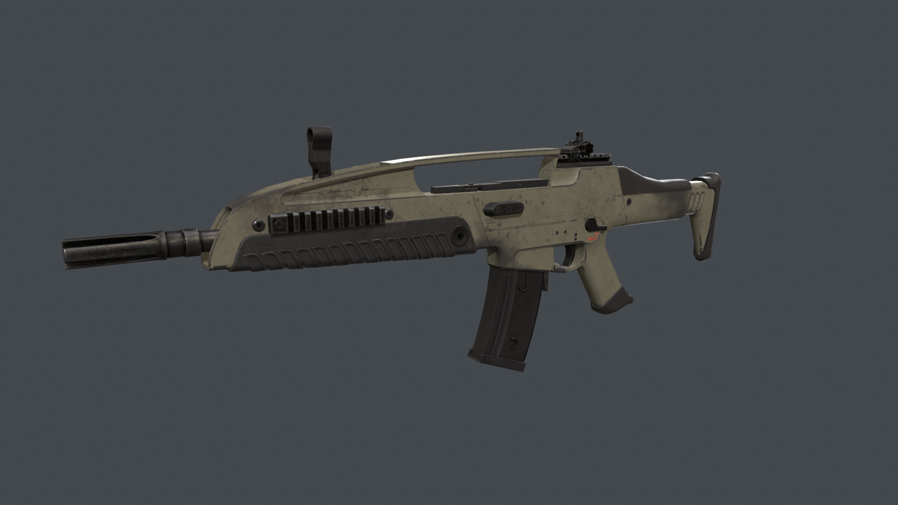 ArtStation - XM8 Assault Rifle FBX 3D Model | Resources
