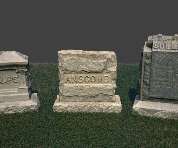 ArtStation - Gravestones Pack 2 | Game Assets