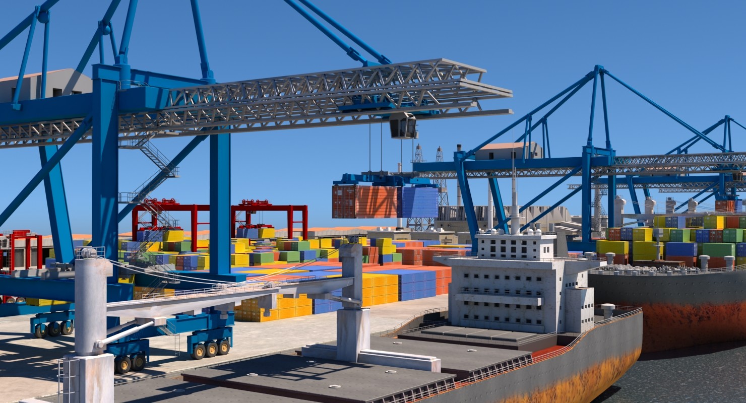 ArtStation - Cargo Dockyard | Resources