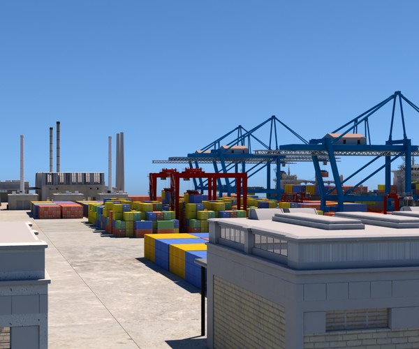 ArtStation - Cargo Dockyard | Resources