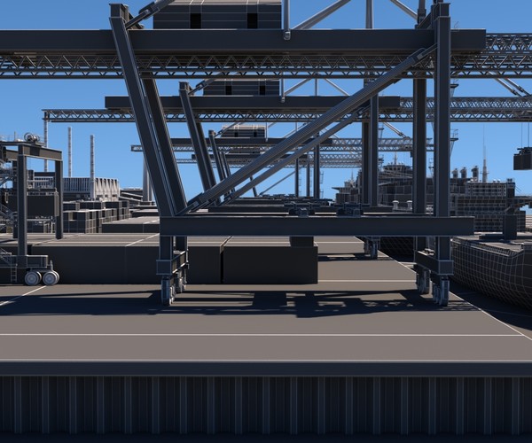 ArtStation - Cargo Dockyard | Resources