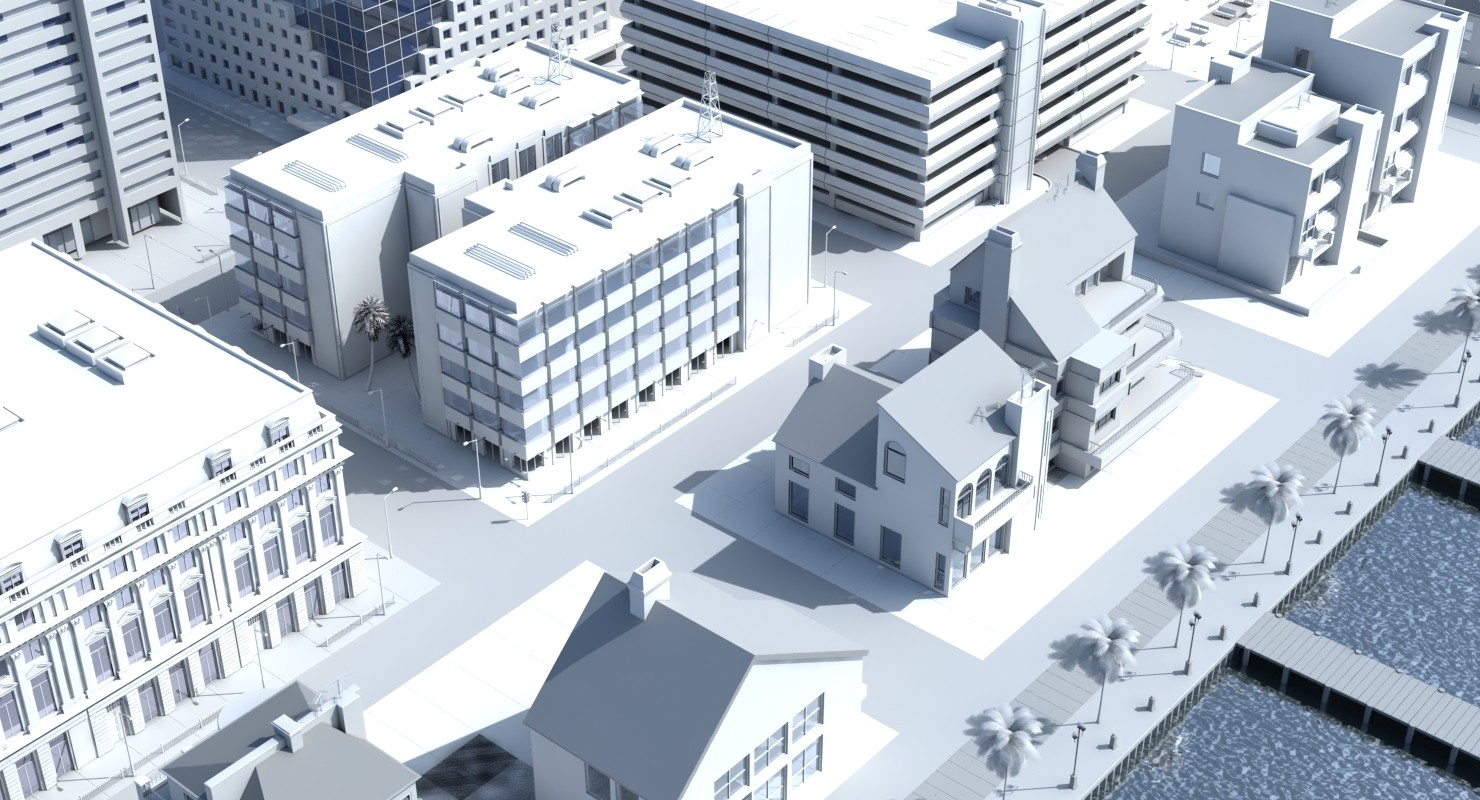 ArtStation - 3D City Port | Resources