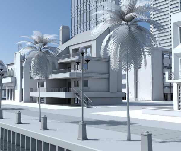 ArtStation - 3D City Port | Resources