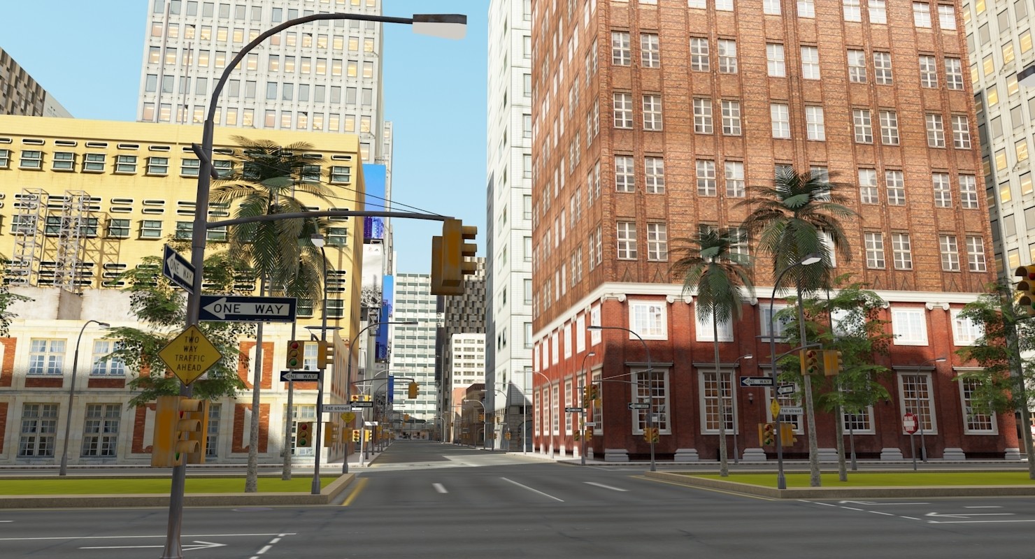 ArtStation - 3D City RT Day | Game Assets