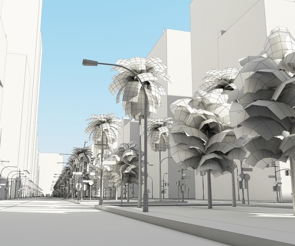 ArtStation - 3D City RT Day | Game Assets