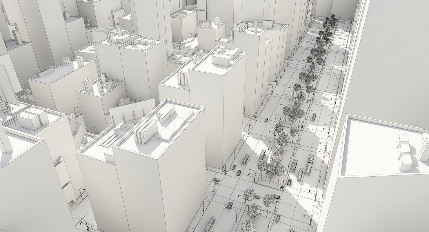 ArtStation - 3D City RT Day | Game Assets