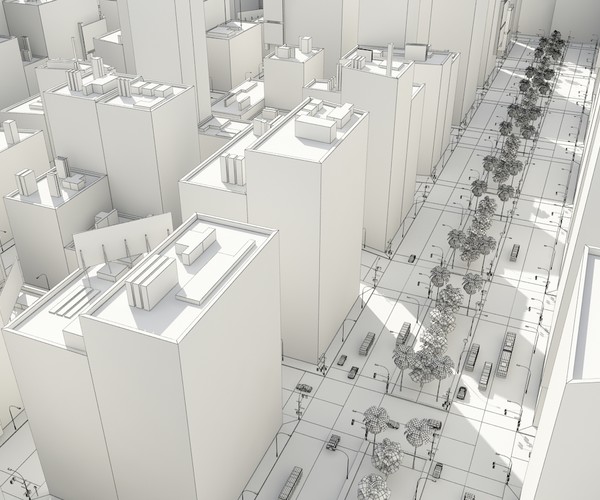 ArtStation - 3D City RT Day | Game Assets