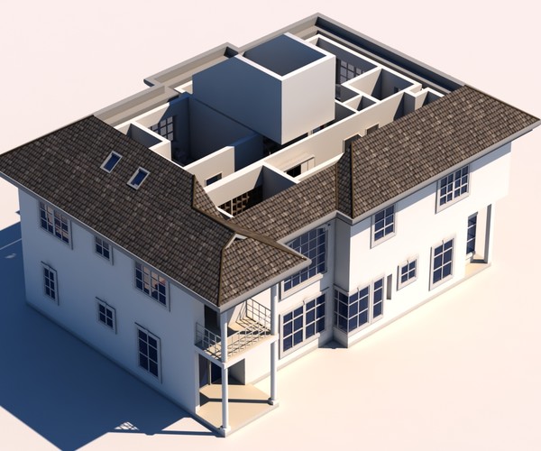 ArtStation - 3D House Cutout | Resources