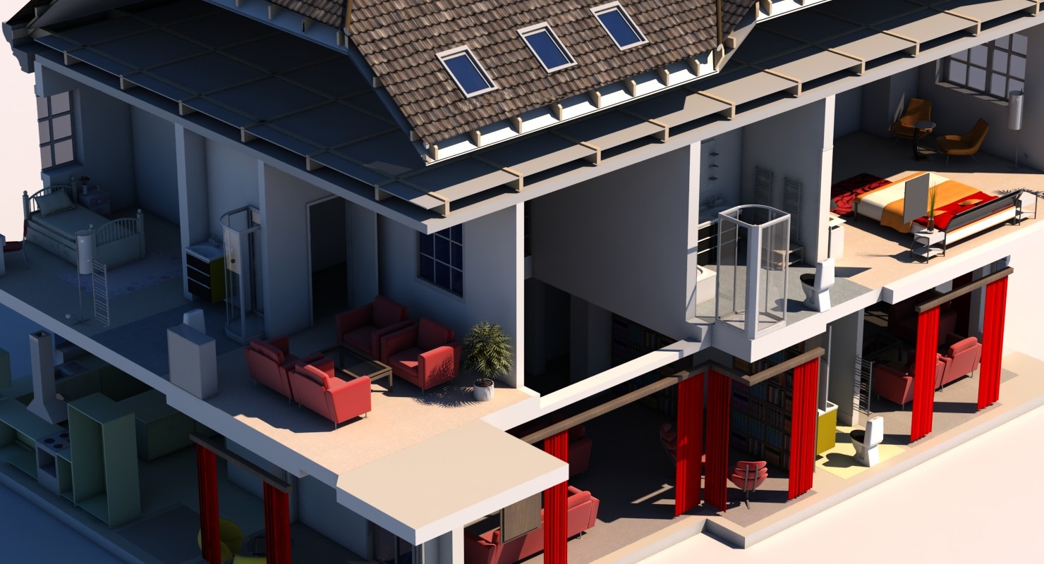 ArtStation - 3D House Cutout | Resources