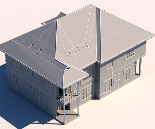 ArtStation - 3D House Cutout | Resources
