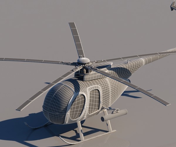 ArtStation - AH-6J Helicopter | Resources