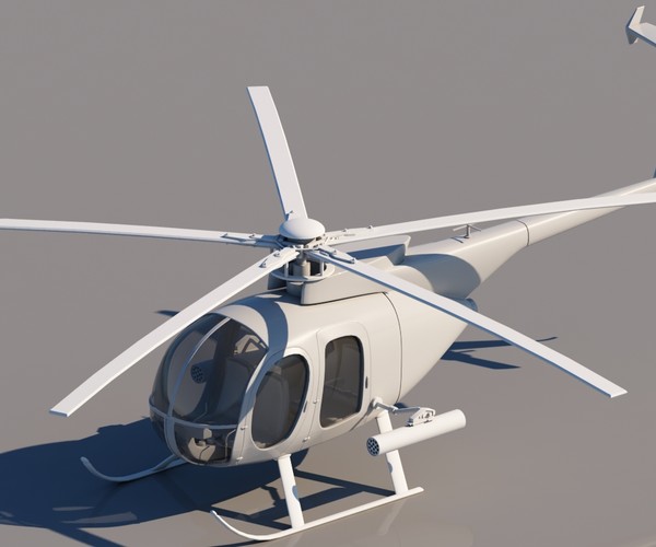 ArtStation - AH-6J Helicopter | Resources