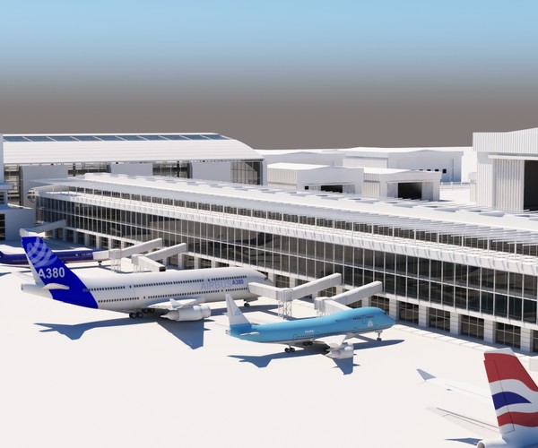 ArtStation - Airport Buildings Layout | Resources