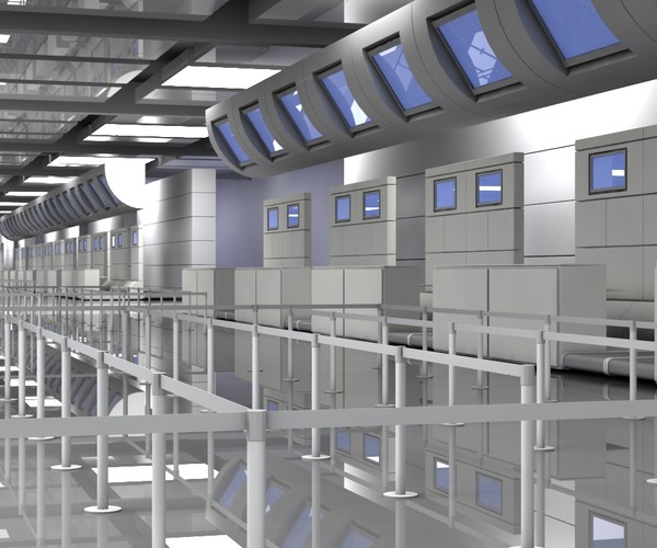 ArtStation - Airport Check In Interior | Resources