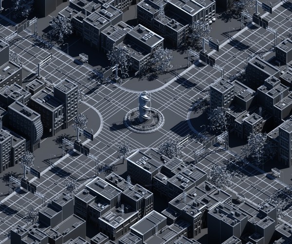 ArtStation - 3D City Street | Resources