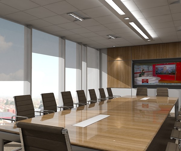 ArtStation - 3D Boardroom Scene | Resources