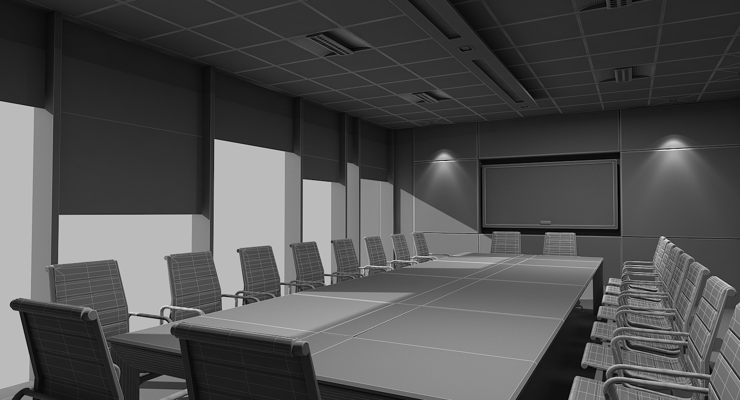 ArtStation - 3D Boardroom Scene | Resources