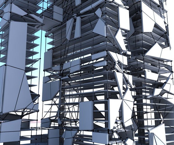 ArtStation - Futuristic Skyscraper 3 | Resources