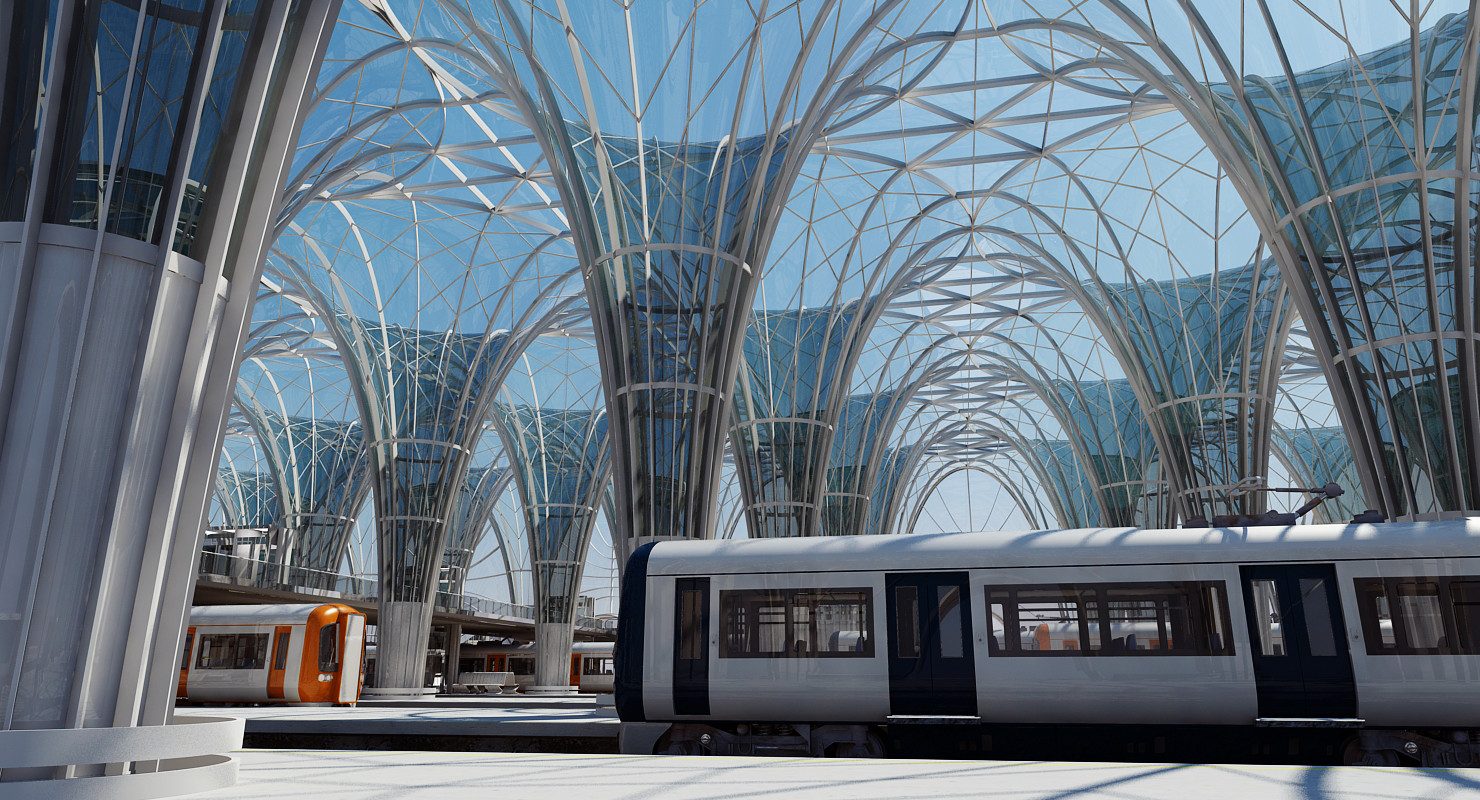ArtStation - Train Station Building Interior | Resources