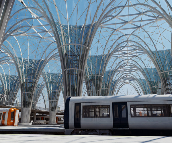 ArtStation - Train Station Building Interior | Resources