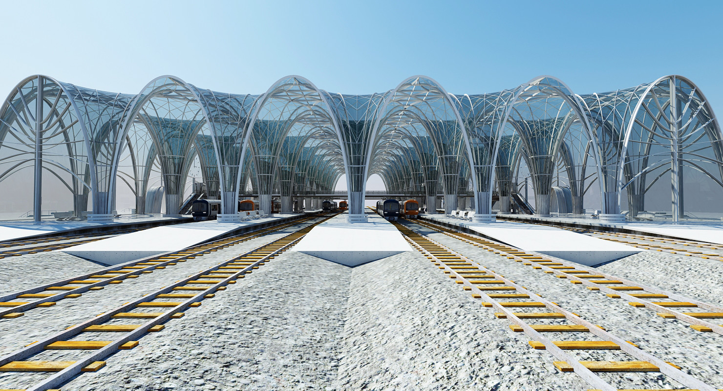 ArtStation - Train Station Building Interior | Resources