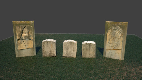 ArtStation - Gravestones Pack 3 | Game Assets