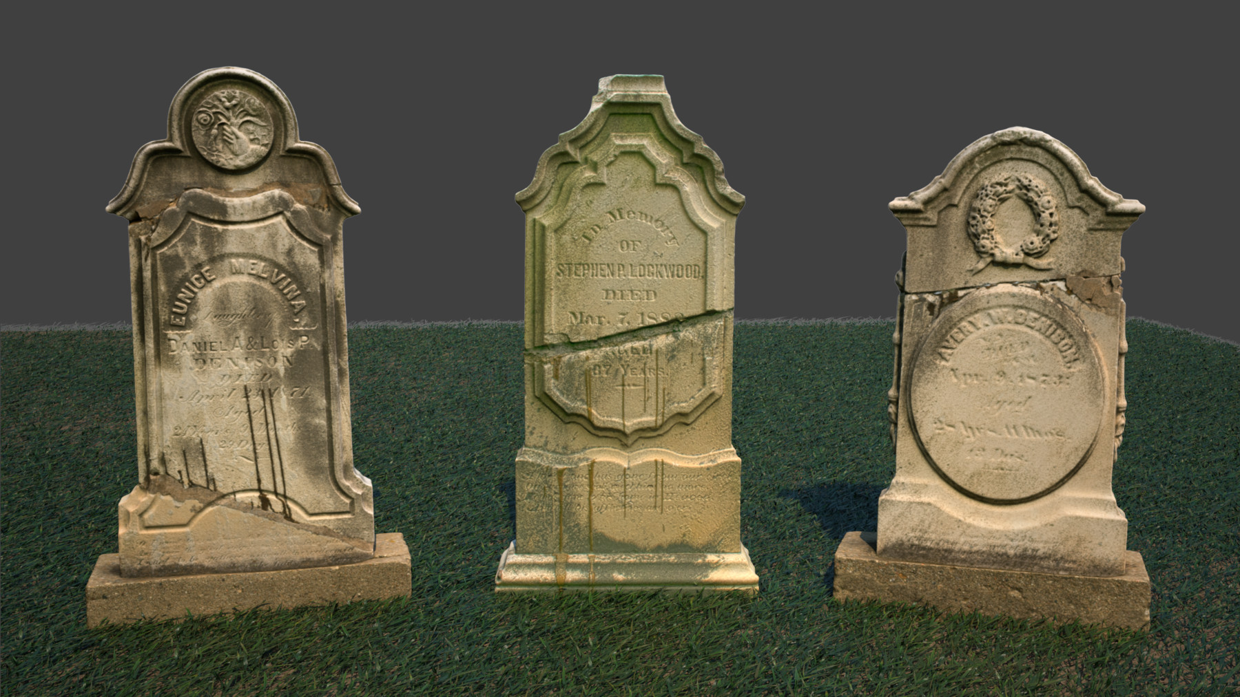 ArtStation - Gravestones Pack 4 | Game Assets